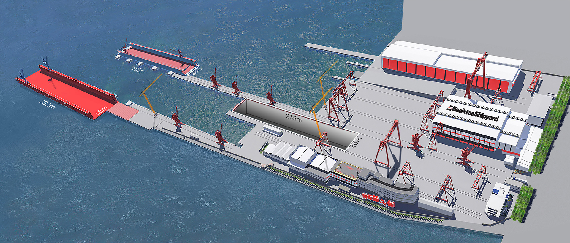 Layout Facilities - Beşiktaş Shipyard